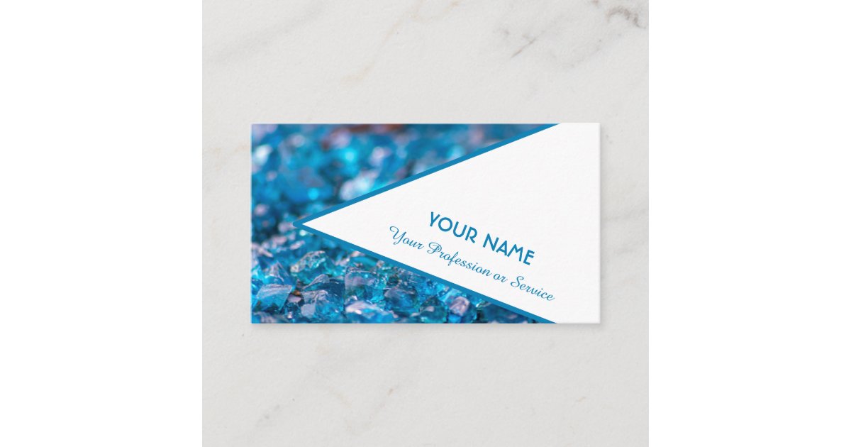 Precious sapphire gem business card | Zazzle