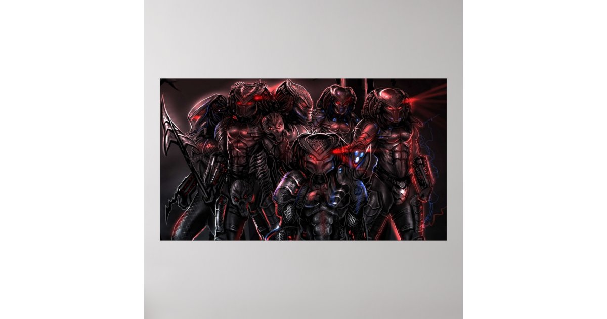 PREDATOR WARRIORS POSTER | Zazzle