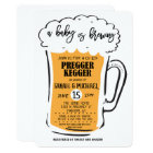 Pregger Kegger Beer Baby Shower Invitation | Zazzle.com