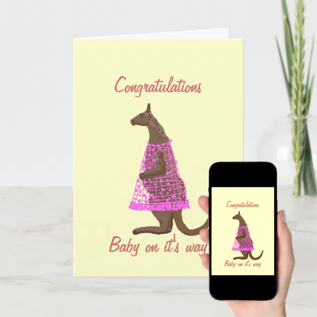 Pregnancy Congratulations Card | Zazzle