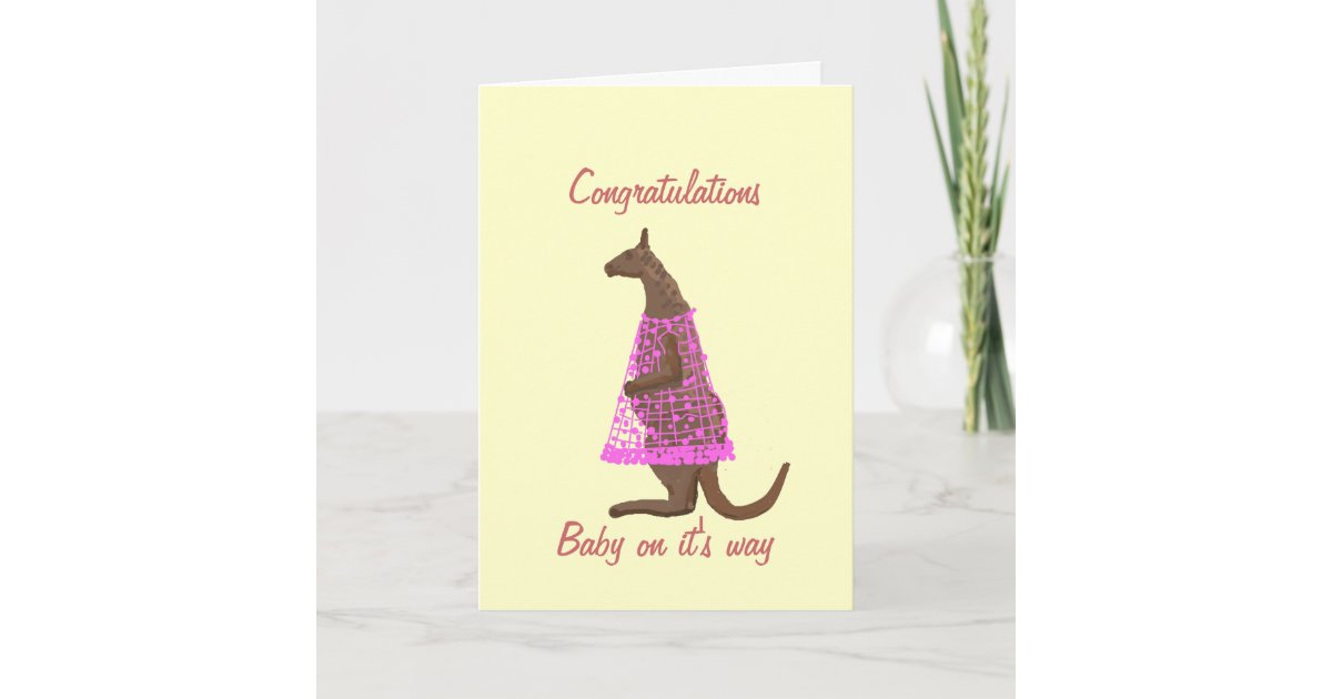 Pregnancy Congratulations Card | Zazzle