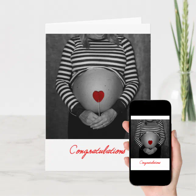 Pregnant, Congratulations! Card | Zazzle Pregnant, Congratulations! Card | Zazzle