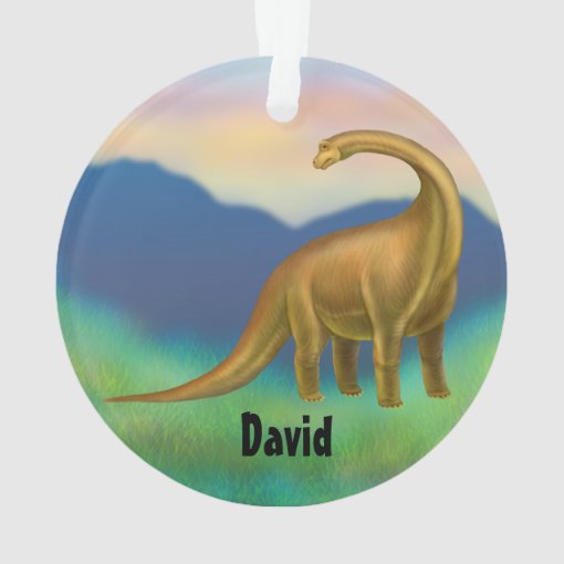 Prehistoric Brachiosaurus Dinosaur Ornament | Zazzle Prehistoric Brachiosaurus Dinosaur Ornament | Zazzle