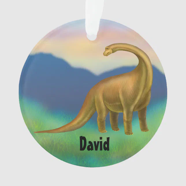 Prehistoric Brachiosaurus Dinosaur Ornament | Zazzle Prehistoric Brachiosaurus Dinosaur Ornament | Zazzle