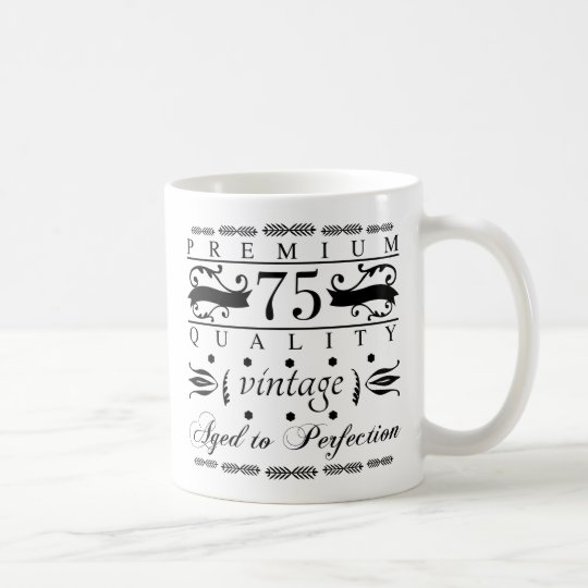 Premium 75th Birthday Coffee Mug | Zazzle.com
