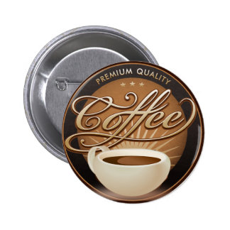 Coffee Buttons & Pins | Zazzle