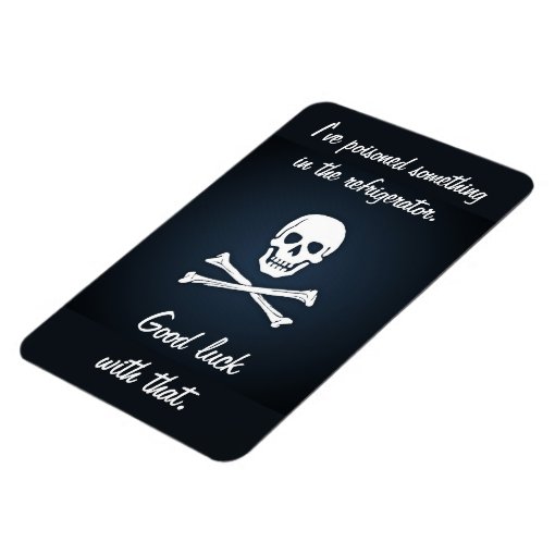 Premium Flexi Magnet (poison) | Zazzle