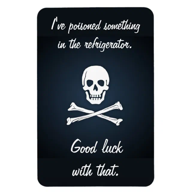 Premium Flexi Magnet (poison) | Zazzle