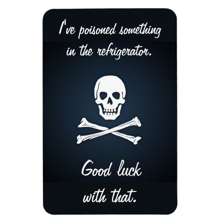 Premium Flexi Magnet (poison) | Zazzle