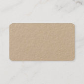 Premium Kraft Rounded Calling Card | Zazzle