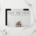 Premium Modern TRENDY Text Photo DESIGNER Save The Date | Zazzle