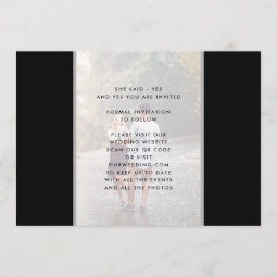 Premium Modern TRENDY Text Photo DESIGNER Save The Date | Zazzle