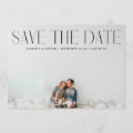 Premium Modern TRENDY Text Photo DESIGNER Save The Date | Zazzle