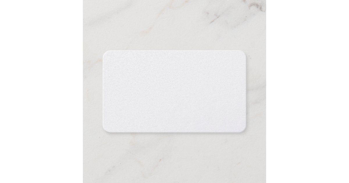 Premium Pearl Rounded Business Card | Zazzle.com