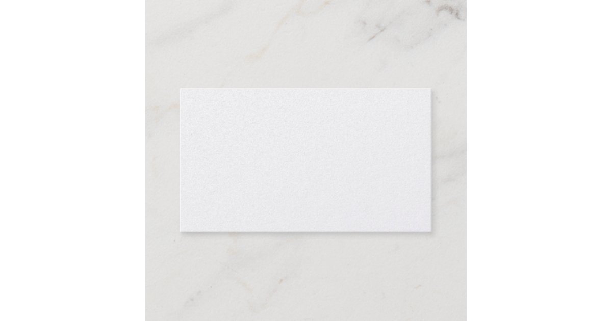 Premium Pearl Standard Business Card | Zazzle