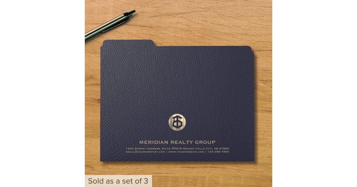Premium Real Estate File Folders | Zazzle