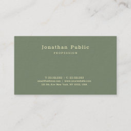 Premium Thick Modern Handwriting Name Template Business Card | Zazzle