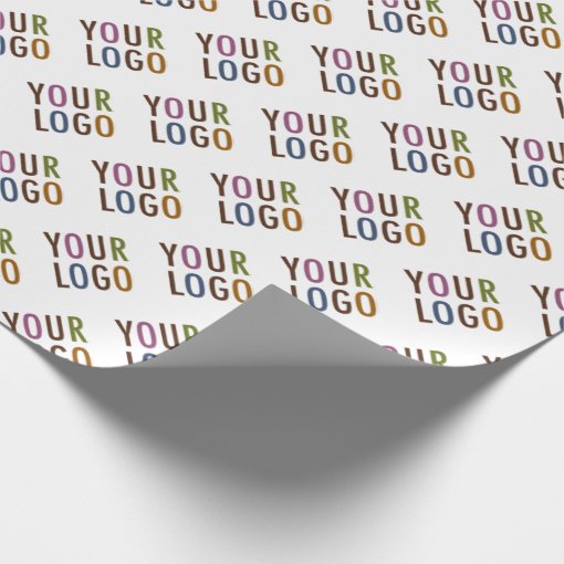 Premium Wrapping Paper with Custom Logo No Minimum | Zazzle