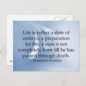 Preparation for Life Postcard | Zazzle