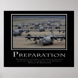 Preparation Poster | Zazzle