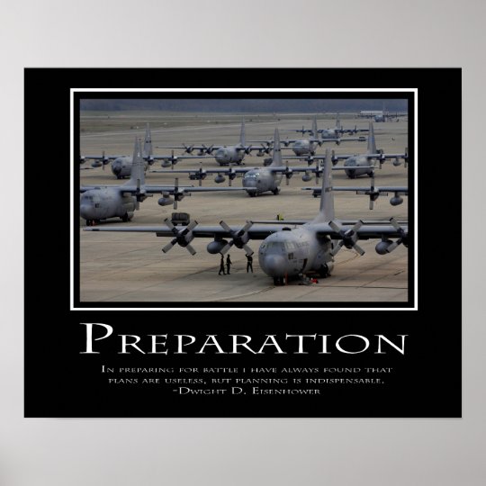 Preparation Poster | Zazzle.com