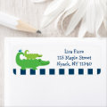 Preppy Alligator Address Labels | Zazzle
