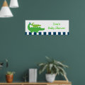 Preppy Alligator Personalized Banner Sign | Zazzle