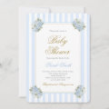 Preppy Baby Shower Boy Invitation | Zazzle