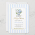 Preppy Baby Shower Boy Invitation | Zazzle