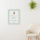 Preppy Bear Baby Shower Boy Welcome Sign | Zazzle