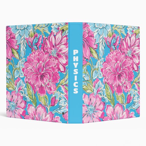 Preppy Binder, Preppy School Supplies 3 Ring Binder | Zazzle