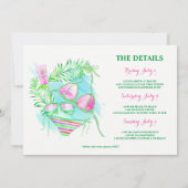 Preppy Bride Bachelorette Party Weekend Invitation | Zazzle