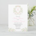 Preppy Crest Baby Shower Invitation | Zazzle