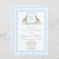 Preppy Giraffe Crest Baby Shower Invitation | Zazzle