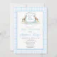 Preppy Giraffe Crest Baby Shower Invitation | Zazzle