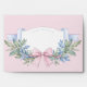 Preppy Grandmillennial Holly with Pink Bow Envelope | Zazzle
