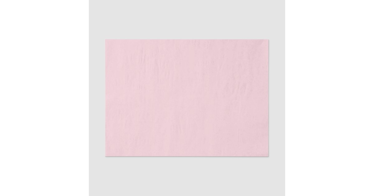 Preppy Light Pink solid color Tissue Paper | Zazzle
