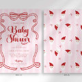Preppy Loveshack Merry Little Baby Shower Invitation | Zazzle