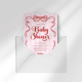 Preppy Loveshack Merry Little Baby Shower Invitation | Zazzle