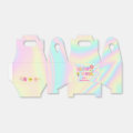 Preppy Pastel Pink Y2K Sleep Over Birthday Favor Boxes | Zazzle