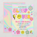 Preppy Pastel Pink Y2K Sleep Over Birthday Invitation | Zazzle