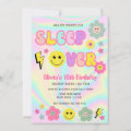 Preppy Pastel Pink Y2K Sleep Over Birthday Invitation | Zazzle