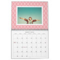 Preppy Patterns Monthly Photo Calendar | Zazzle