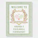 Preppy Pickle Ball | Tournament Welcome Sign | Zazzle