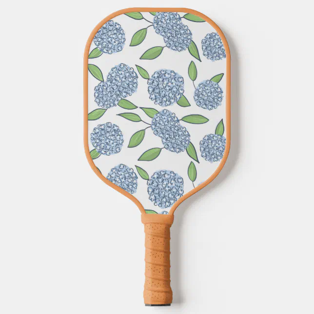Preppy Pickleball Paddle in Hydrangea | Zazzle
