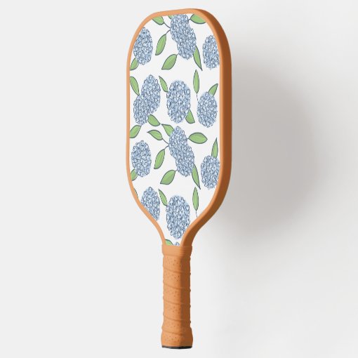 Preppy Pickleball Paddle in Hydrangea | Zazzle