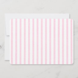 Preppy Pink And Blue Little Girl Baby Shower Party Invitation | Zazzle