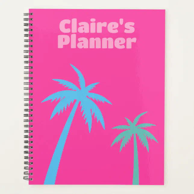 Preppy Planner, Preppy School Supplies Planner | Zazzle