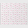 Preppy Santa and bows Christmas grandmillennial Wrapping Paper | Zazzle