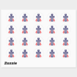 Presbyterian symbol classic round sticker | Zazzle